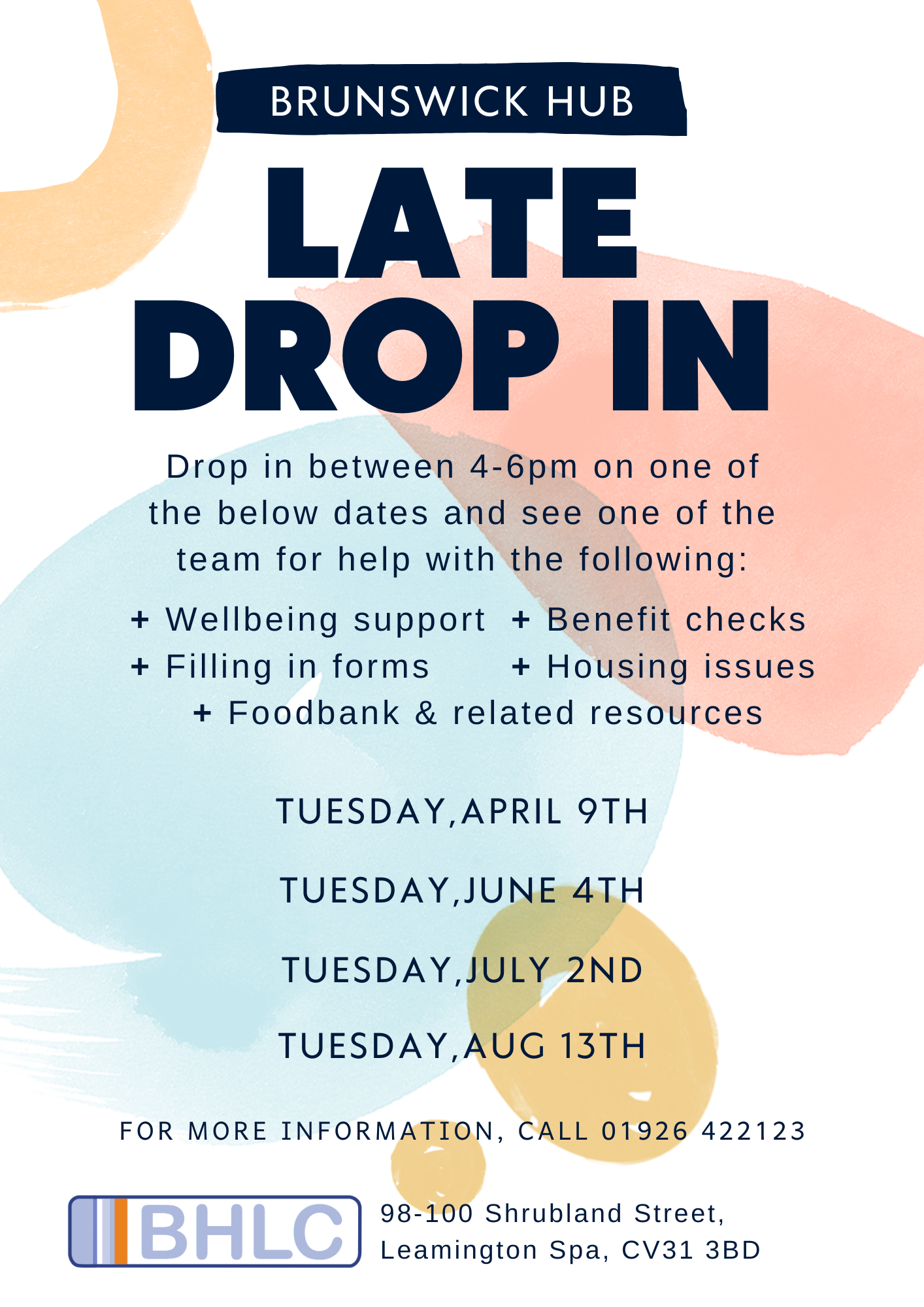 Health & Wellbeing Support – Brunswick Hub